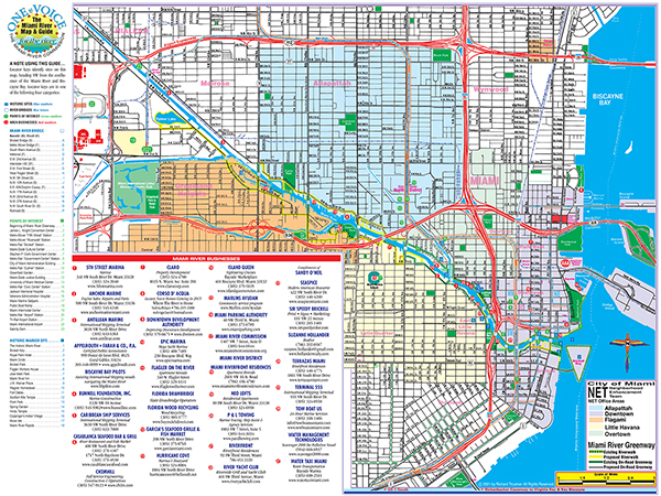 Miami River Map